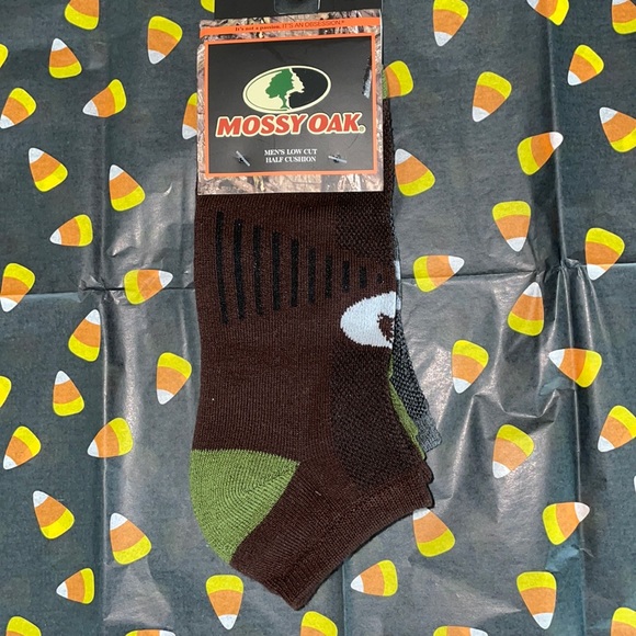Mossy Oak | Underwear & Socks | Mossy Oak Mens Low Cut Half Cushion ...